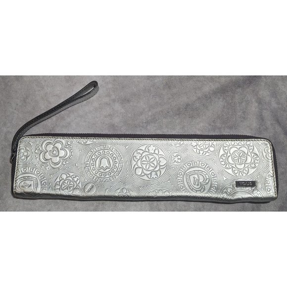 Tous | Bags | Tous Silver Floral Extra Long Clutch | Poshmark